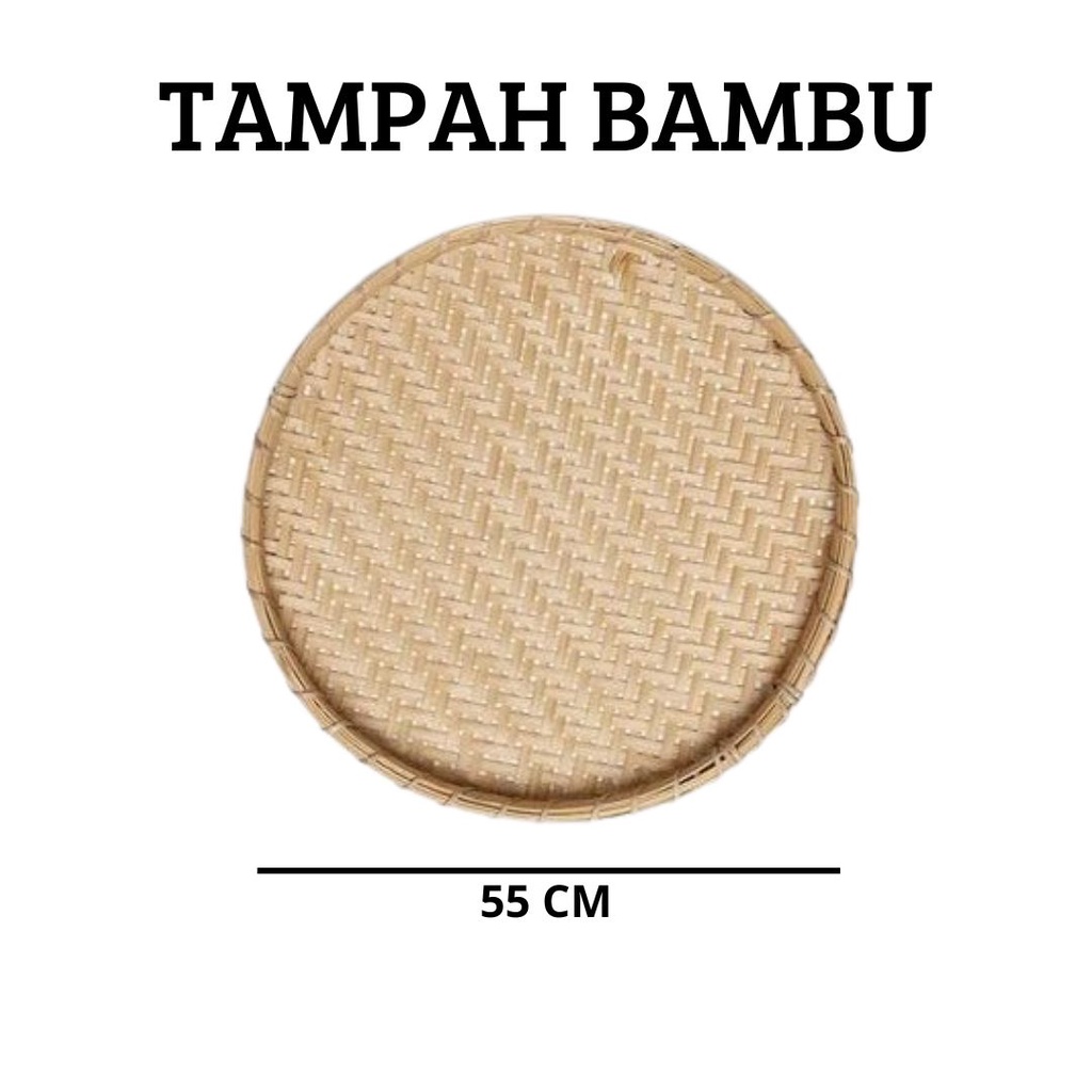 Jual Tampah Bambu Nasi Tumpeng - Nampan Bambu - Tampah Beras | Shopee ...