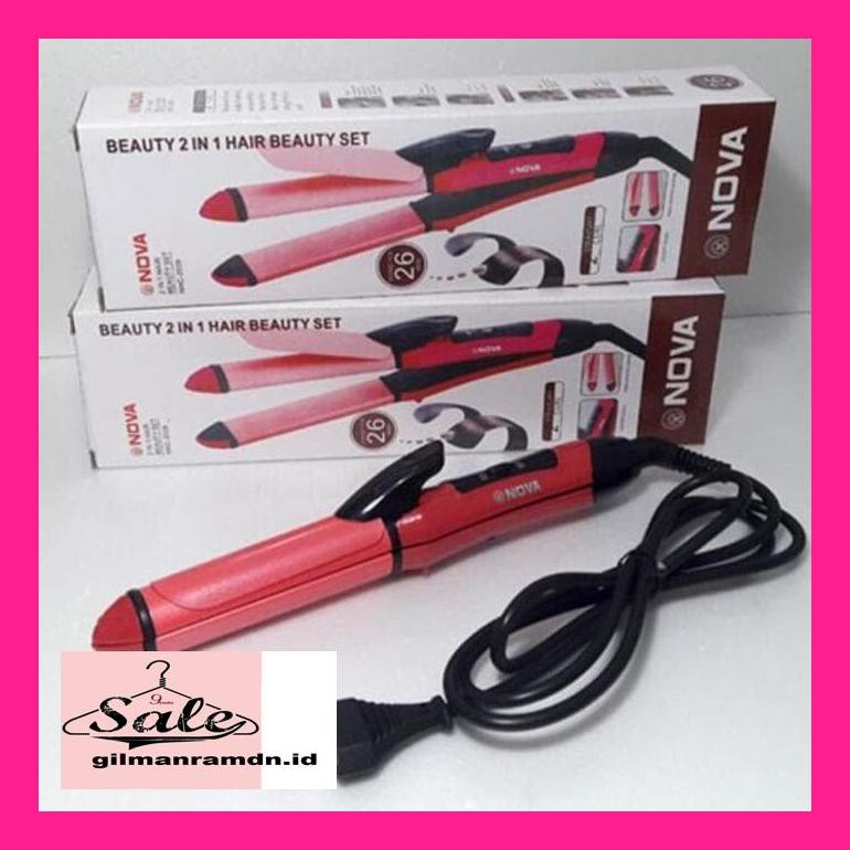 Jual Styrh10 Nova 2009 Catok 2 In 1 Lurus Dan Keriting Curly Catokan Rambut Hram50S | Shopee ...