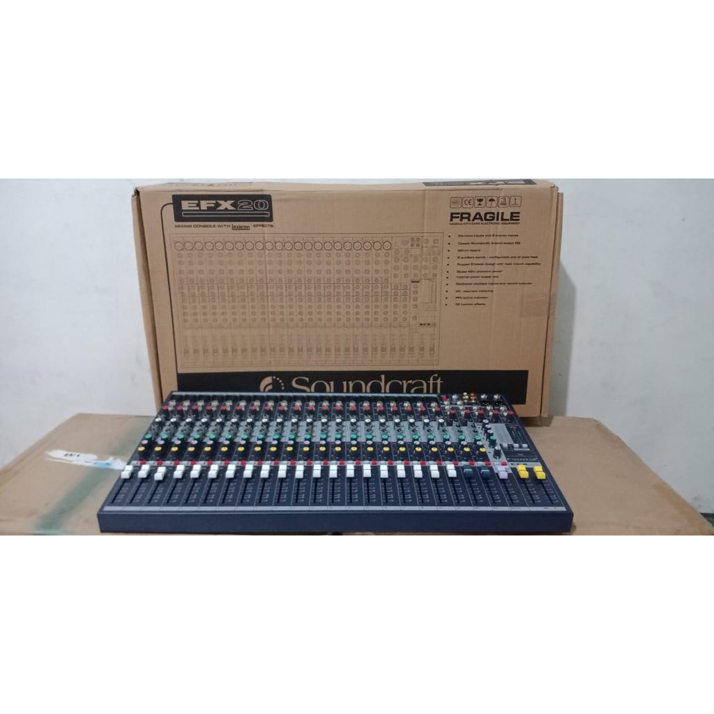 Jual MIXER SOUNDCRAFT EFX 20 20CH 20 CHANNEL | Shopee Indonesia