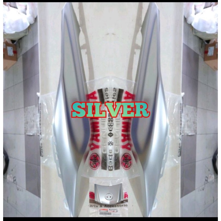 Jual body set aerox connected kanan kiri cover tail silver original ...