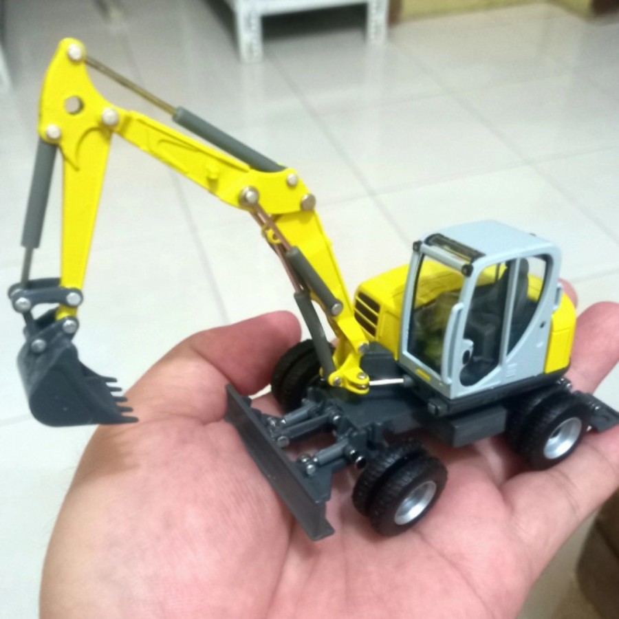 Jual Diecats Alat Berat Excavator Roda Wacker Konstruksi Truck HW-09 ...