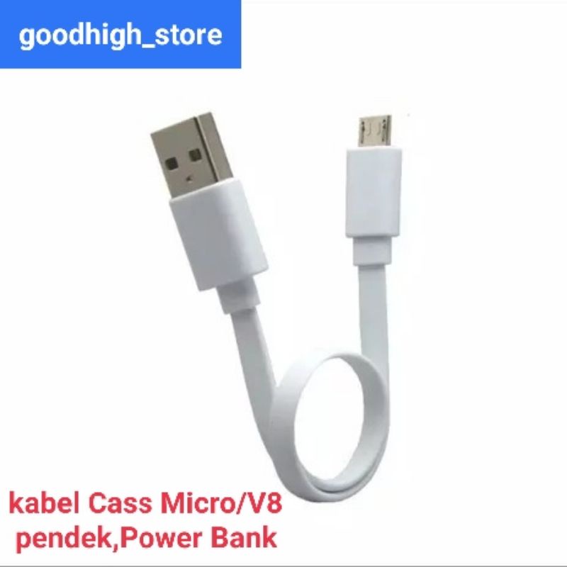 Jual Kabel Cass Pendek Micro/V8,bisa buat Power Bank | Shopee Indonesia