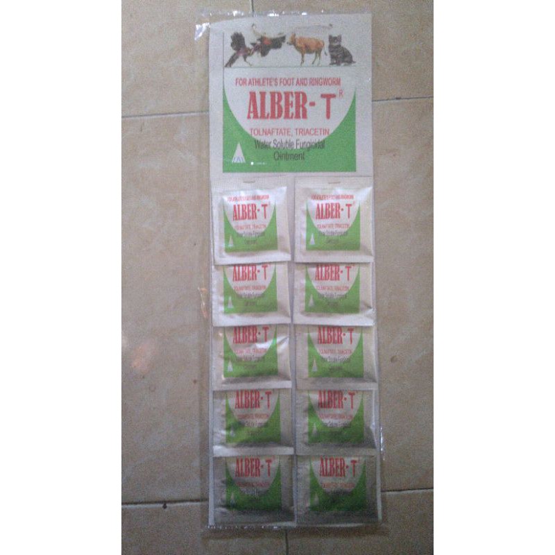Jual kemasan sachet salep albert obat korep ayam 1 renteng isi 10 pcs ...