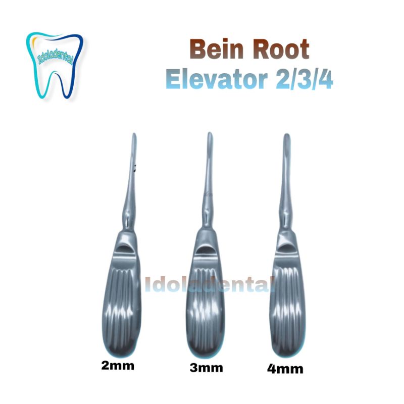 Jual Dental Bein Root Elevator Satuan Alat Pencabut Gigi 2MM / 3MM / 4MM | Shopee Indonesia