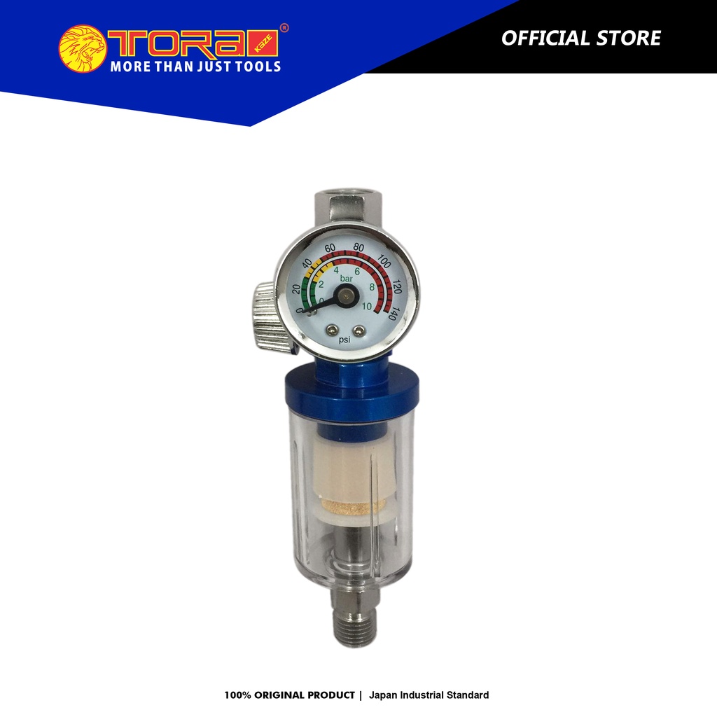 Jual TORA Regulator HVLP 1/4 Inch + Air Filter Sparepart HVLP | Shopee ...