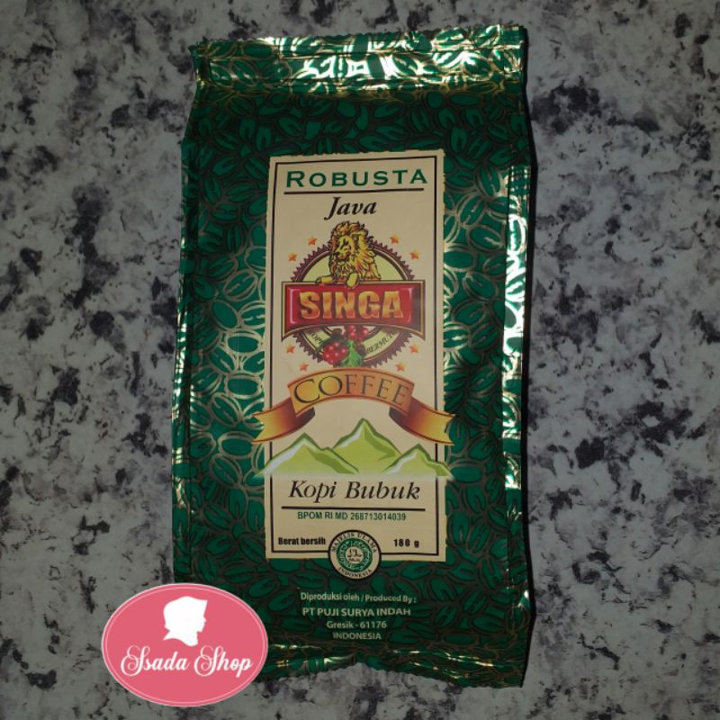 Jual KOPI SINGA ROBUSTA JAVA 180GR | Shopee Indonesia