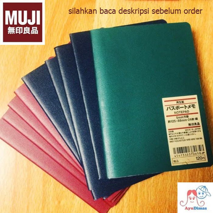 Jual MUJI - Passport Memo / Notepads / Note book / Paspor Buku Notes ...
