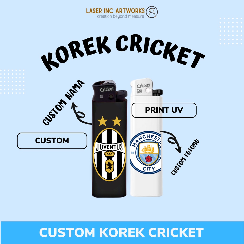 Jual CRICKET ORIGINAL / KOREK CUSTOM / KOREK API UNIK / KOREK API ...