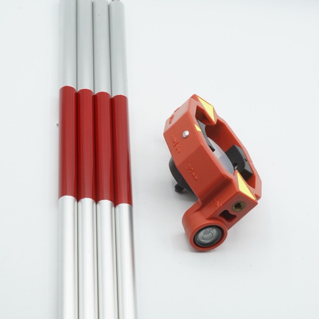 Jual Mini Prism with 4 Pole Constant 0 Total Station - TS Prisma Stick ...