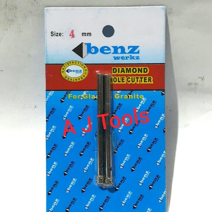 Jual Mata Bor Diamond Hole Cutter 4mm Benz / Mata Bor Intan 4 mm Benz ...