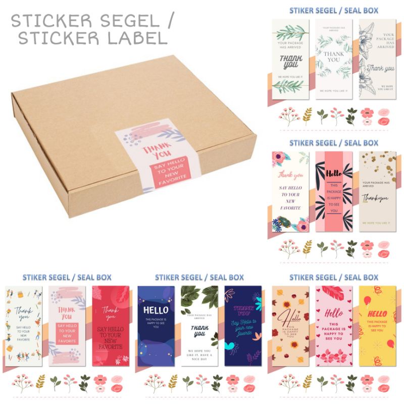 Jual STICKER SEGEL BOX - STICKER SEAL - STIKER SEGEL | Shopee Indonesia