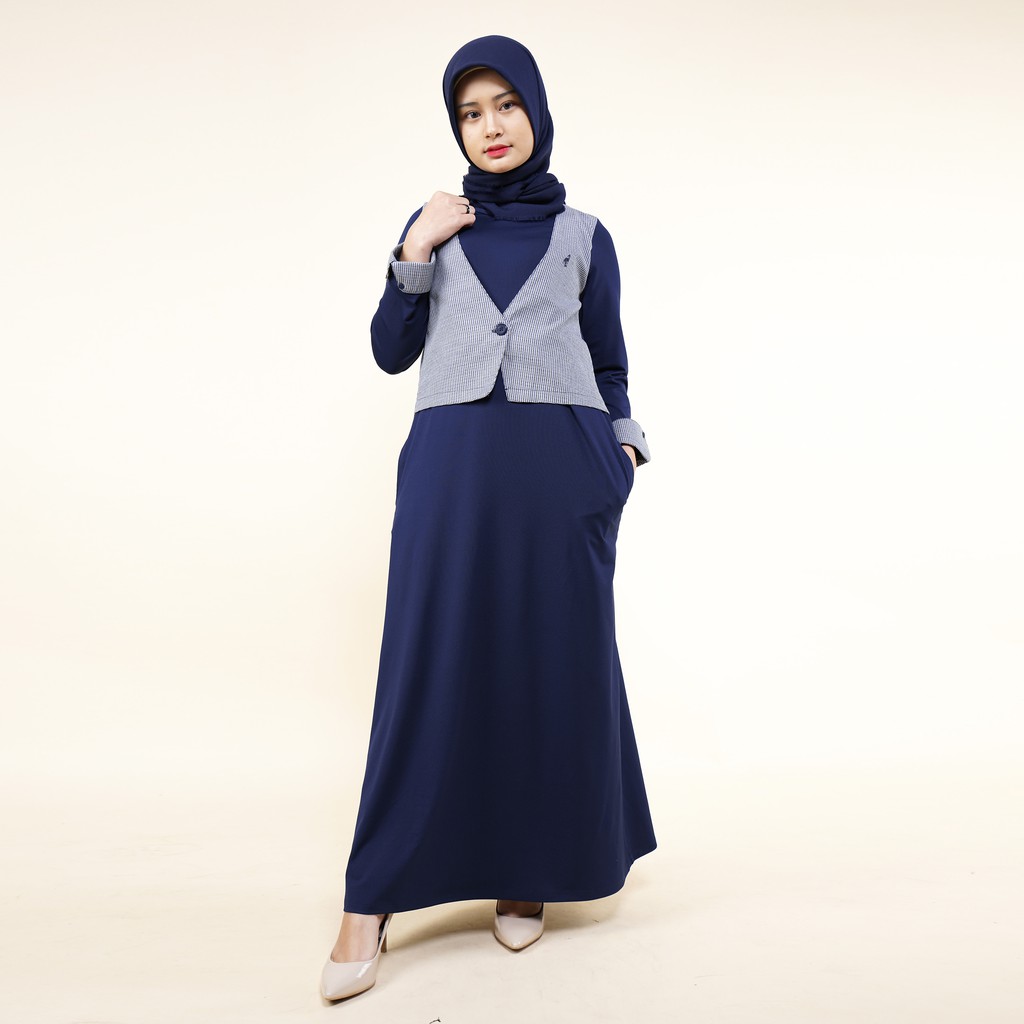 Jual Cressida Gamis Ladies Navy - EGRK.N02830 | Shopee Indonesia