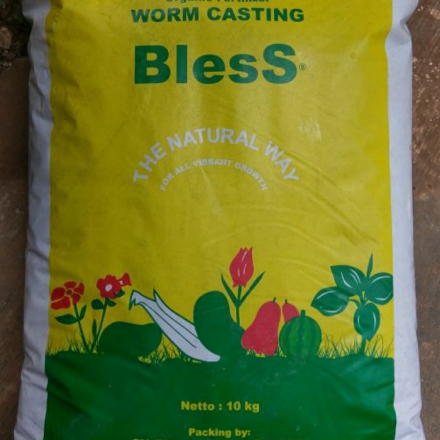 Jual Pupuk Kascing / Kompos Cacing Organic Repack 1 kg | Shopee Indonesia