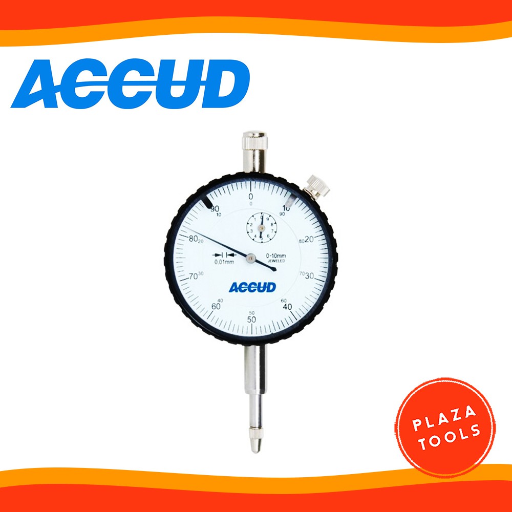Jual Alat Ukur Goyangan ACCUD Dial Indicator Manual Dial Gauge 0-10mm | Shopee Indonesia