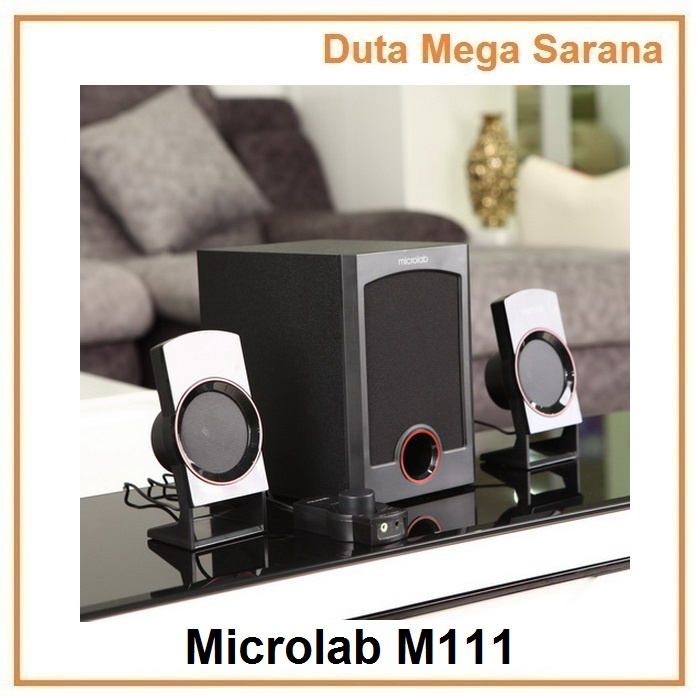Jual Microlab M111 12 Watt RMS Multimedia Speaker Komputer PC | Shopee ...