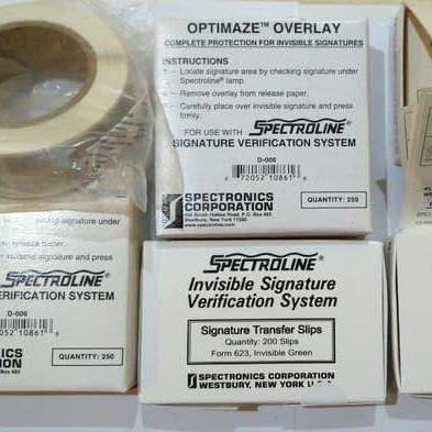Jual Spectroline Overlay + Invisible signature set 2Pcs | Shopee Indonesia
