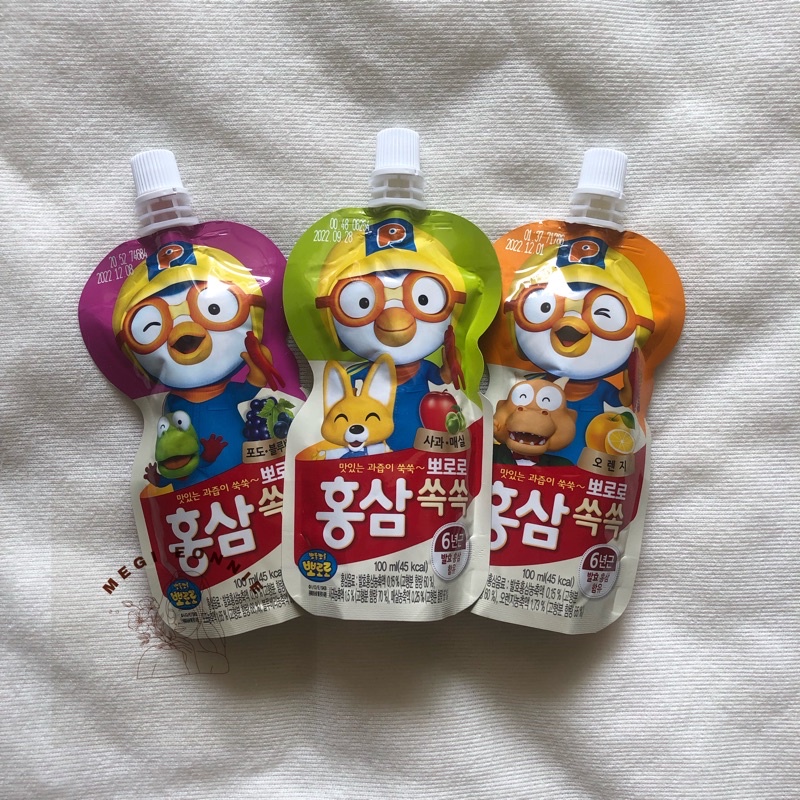 Jual Paldo Pororo Red Ginseng 100ml - pororo hongsam | Shopee Indonesia