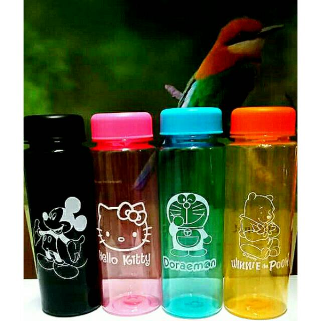 Jual My Bottle Full Colour + gambar karakter + Pouch Busa Logo BPA Free ...
