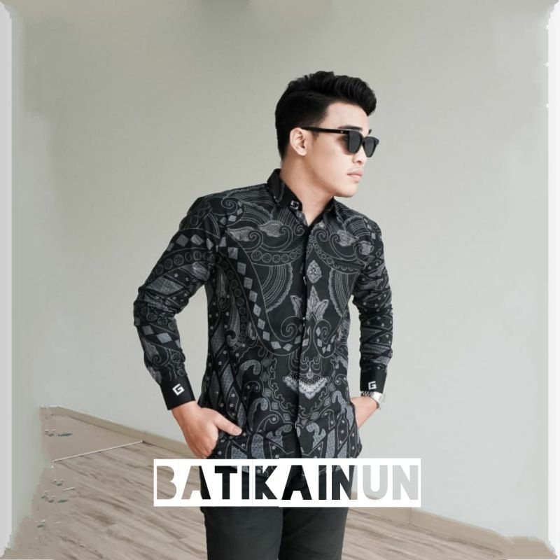 Jual PREMIUM BEST SELLER MODERN Batik Pria Lengan Panjang Bagus Mahal ...