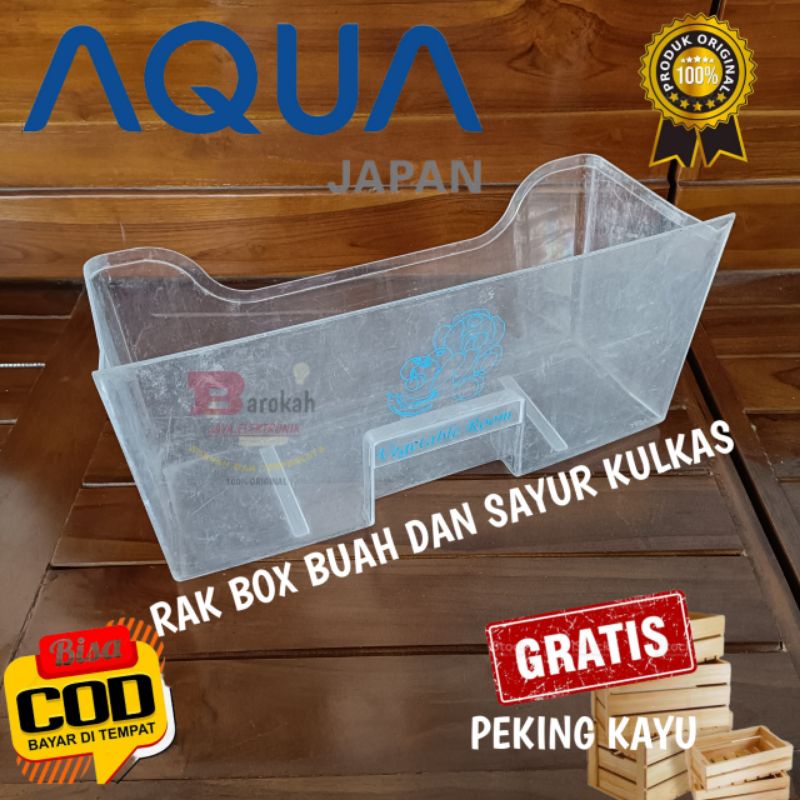 Jual RAK BOX SAYUR DAN BUAH KULKAS AQUA JAPAN KULKAS 1 PINTU ORIGINAL ...