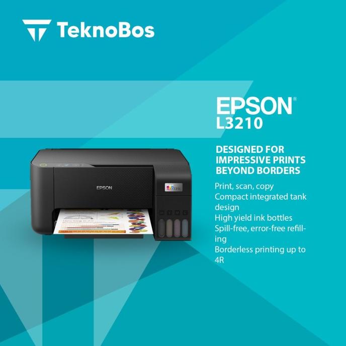 Jual Epson L3210 Printer EcoTank Multifungsi - Print/Scan/Copy | Shopee ...