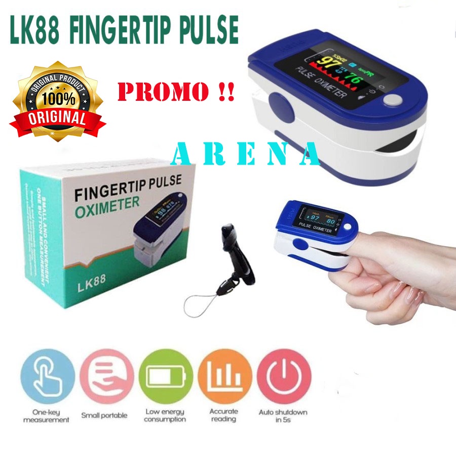 Jual Oximeter LK88 LK89 Fingertip Alat Ukur Saturasi Oksigen Jantung ...