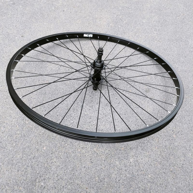 Jual WHEELSET VELG 26 UNITED RIM RIMS 26" INCH DEPAN DAN BELAKANG HITAM ...
