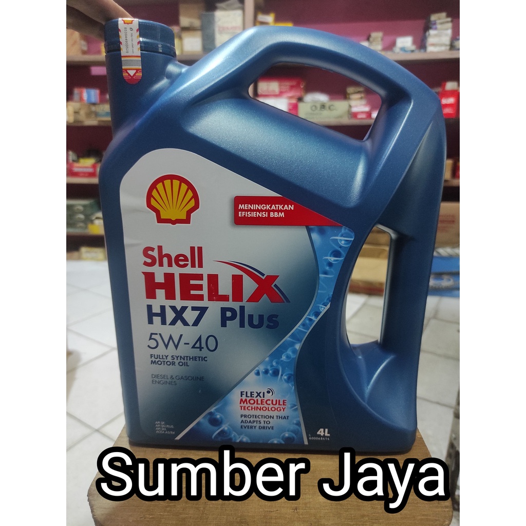 Jual Oli SHELL HELIX HX7 Plus 4 Liter - Oli Mesin Mobil - 100% Asli ...