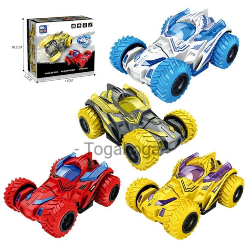 Jual Mainan Anak Mobil Pull Back Cars Monster Turnable Head Putar ...