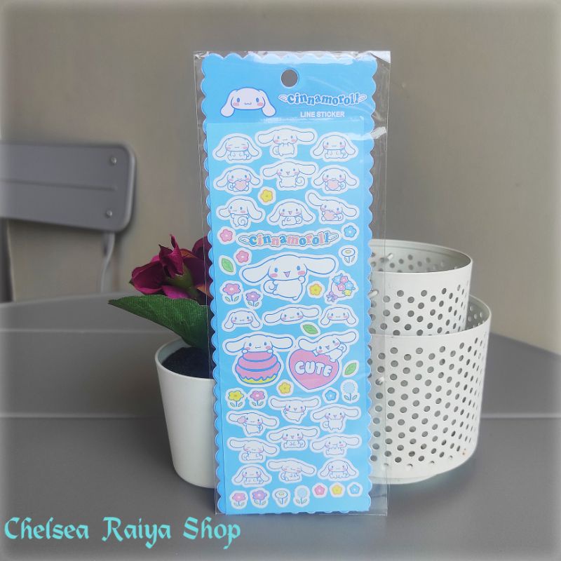 Jual Line Sticker Sanrio Cinnamoroll Stiker Gambar Tempel Cinamorol ...