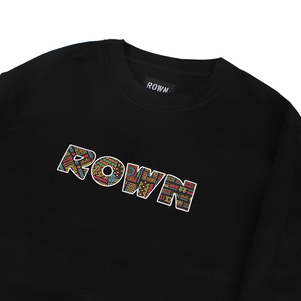 Jual Rown Division Official Crewneck Black - Rowndvsn Sweater Benetton ...