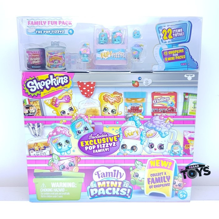 Jual Shopkins New Families in Collectible Mini Pack 22 Pieces | Shopee ...