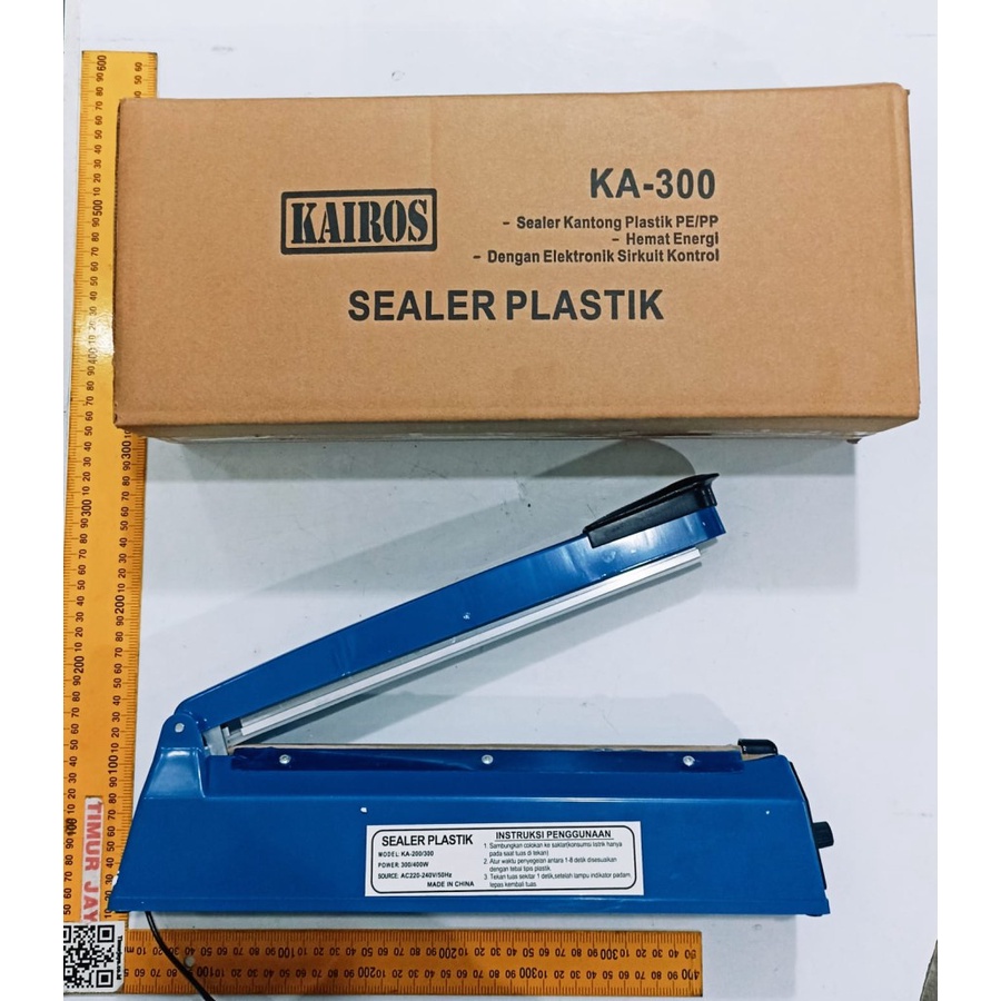 Jual KAIROS Alat Press Plastik Plastic Sealer Impulse Sealer 30 cm ...
