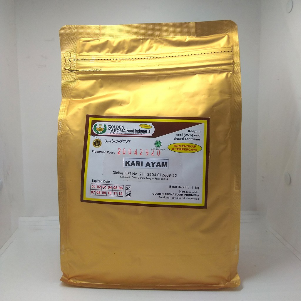 Jual BUMBU TABUR 1 KG RASA KARI AYAM, COCOK UNTUK ANEKA SNACK, SHIHLIN ...