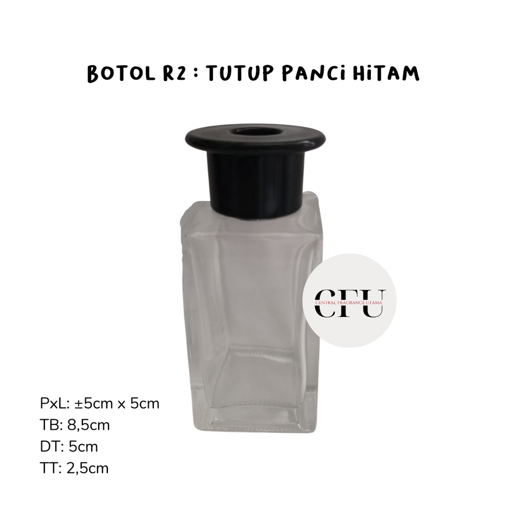 Jual Botol Reed Diffuser Persegi Panjang 120ml Tutup Panci (Kode : R2 ...