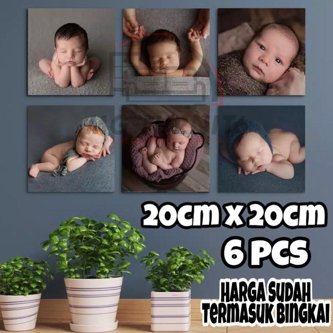 Jual Promo Awal tahun Paket 6 Pcs Cetak Foto 8r plus bingkai MDF Uk ...