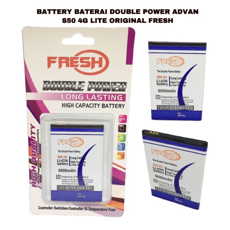 Jual BATTERY BATERAI DOUBLE POWER ADVAN S504G S50 4G LITE ORIGINAL FRESH | Shopee Indonesia