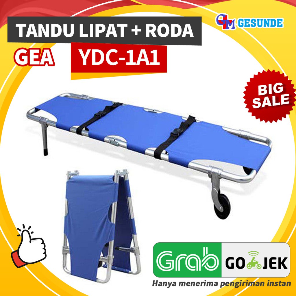 Jual Folding Stretcher YDC - 1A1 - Tandu Lipat + Roda - GEA YDC -1A1 ...