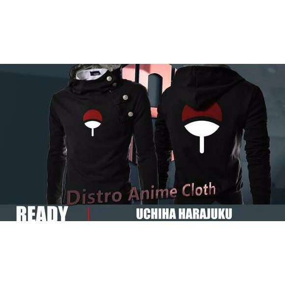 Jual Joy Fashion! Jaket Uchiha Harajuku Hoodie / Jaket Naruto Anime ...
