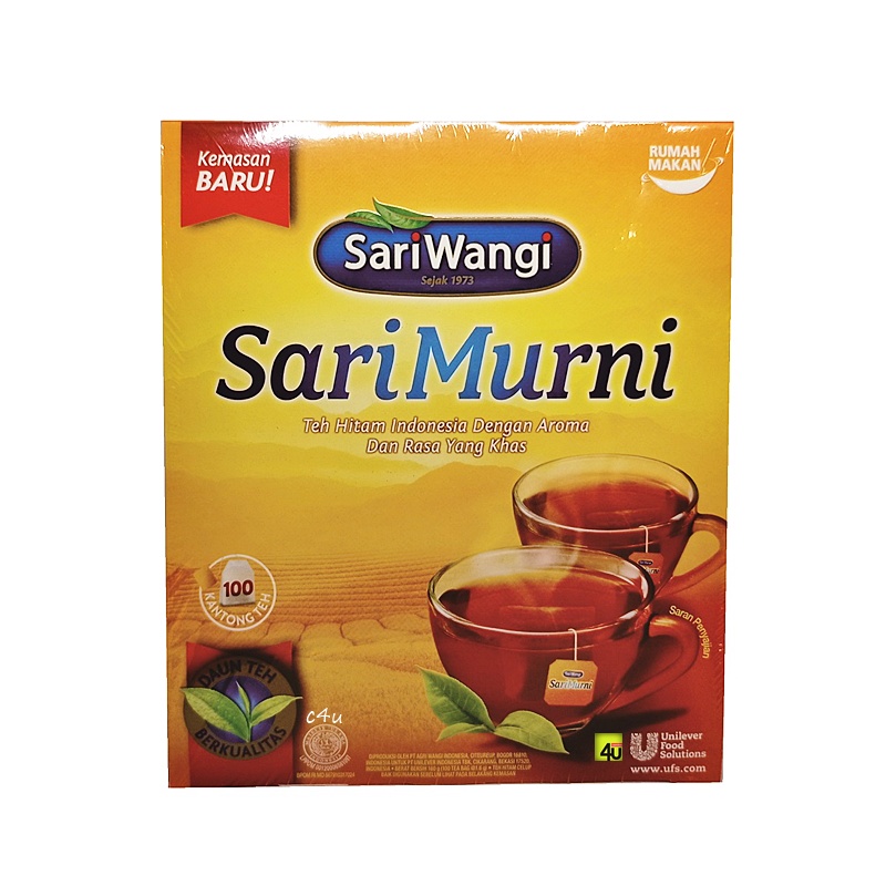 Jual Sari Wangi - Teh Celup Kemasan Besar - 100 pcs | Shopee Indonesia