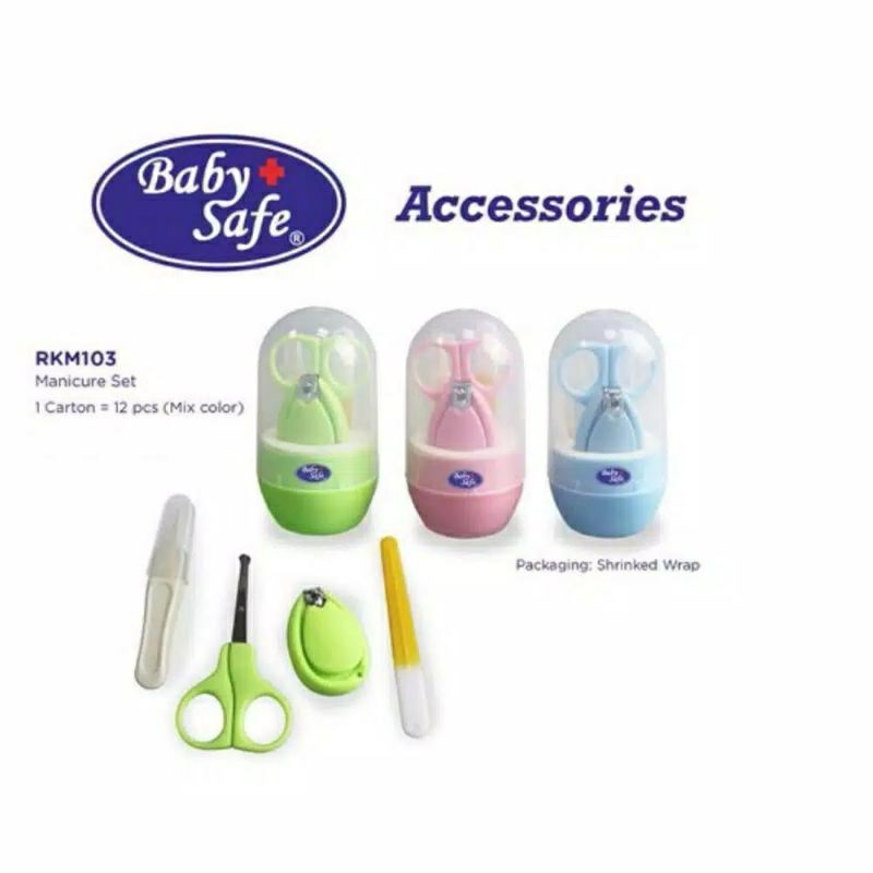 Jual Manicure Set Baby Safe RKM103 / Set Manicure Bayi Gunting Kuku ...