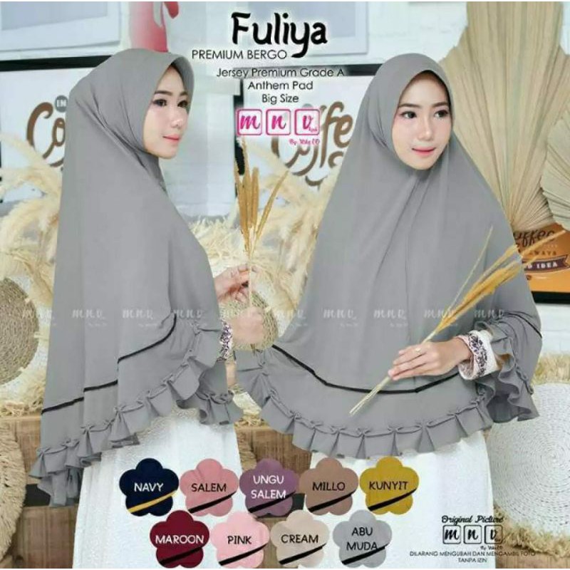Jual HIJAB SEMI JUMBO/HIJAB JERSI HAYGET SUPER/HIJAB FULIYA MURAH ...