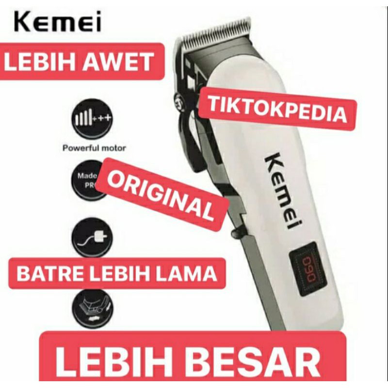Jual Hair clipper kemei km-809A Alat mesin cukur rambut | Shopee Indonesia