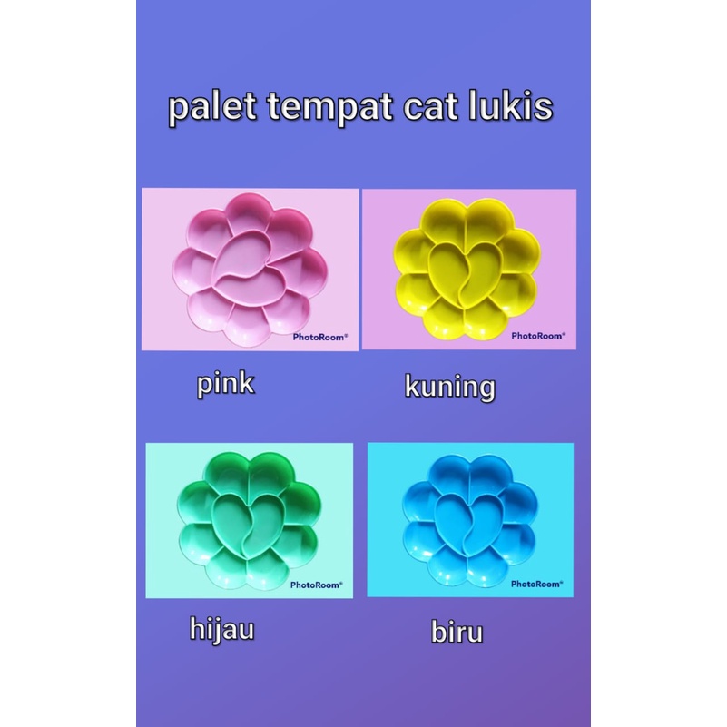 Jual ROYALE STATIONARY - PALET / Tempat Cat Akrilik Palet Lukis Cat Air ...