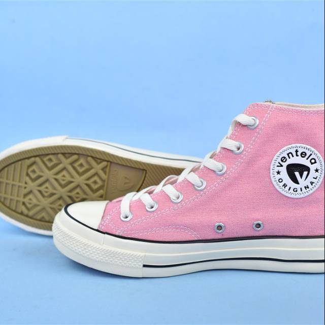 Jual SEPATU SNEAKER VENTELA BTS 70S HI (PINK) | Shopee Indonesia