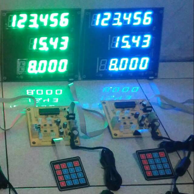 Jual cpu display pertamini pom mini pilihan warna hijau dan biru ...