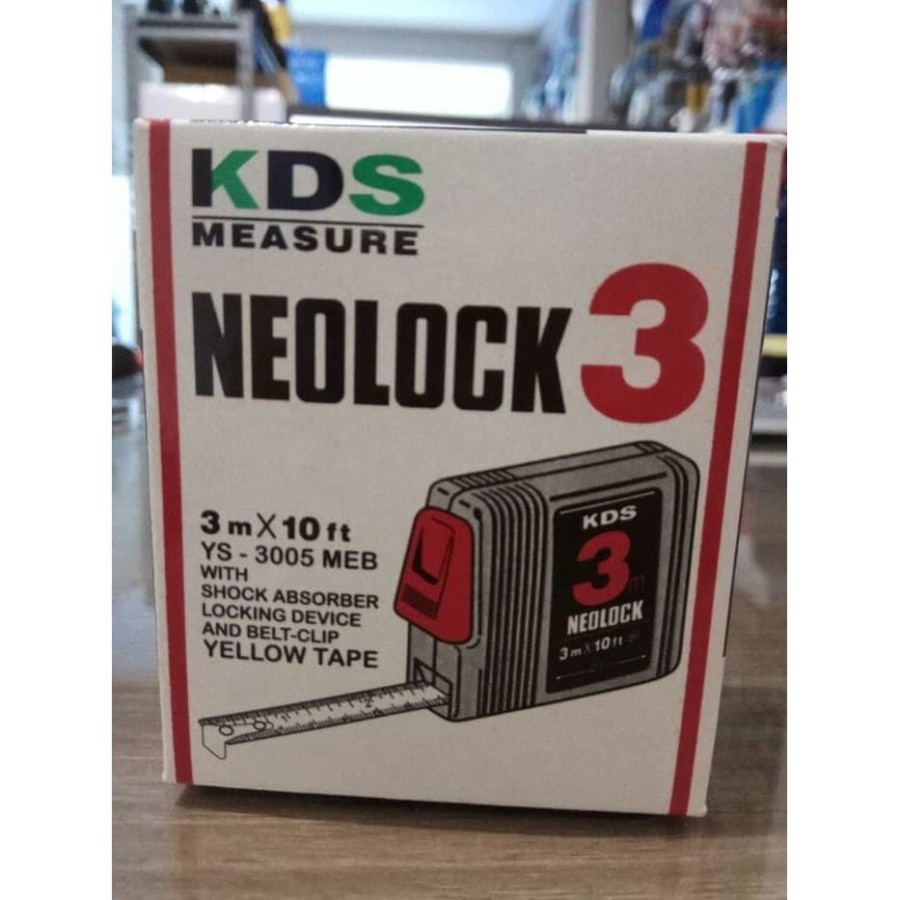 Jual KDS METERAN NEOLOCK 3 M / MEASURING TAPE 3 meter | Shopee Indonesia