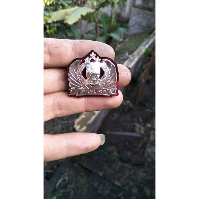 Jual PIN PENGHARGAAN POLISI WARNA PERAK | PIN LOGO POLRI | PIN ...
