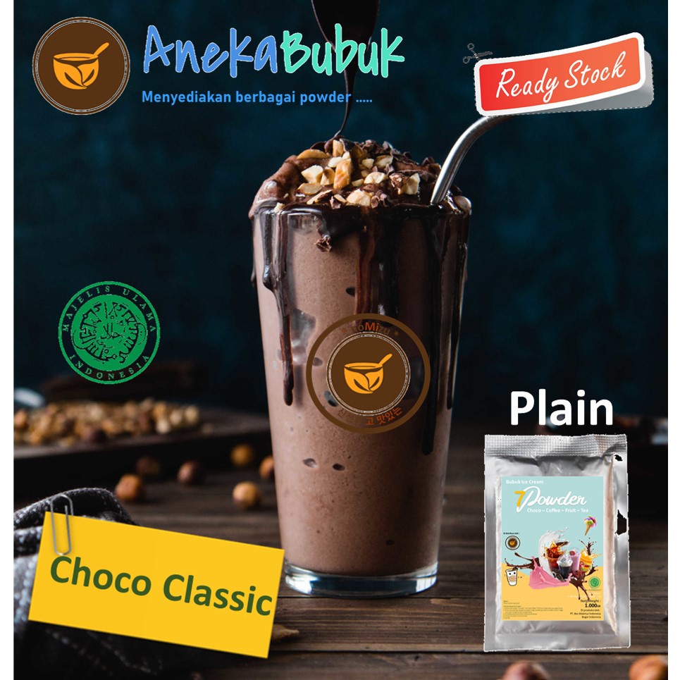 Jual BUBUK MINUMAN PLAIN COKLAT KLASIK 1KG - SERBUK MINUMAN CHOCO ...
