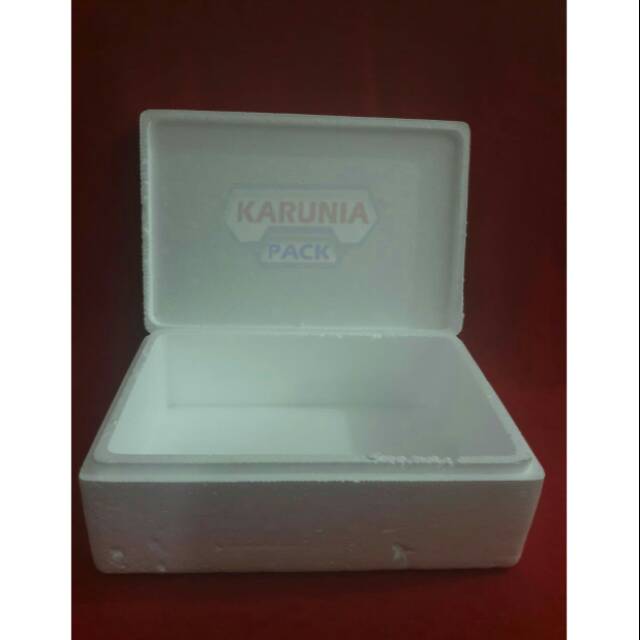 Jual Box styrofoam 1Kg 29,6×19,8×11cm | Box styrofoam gabus 1Kg ...